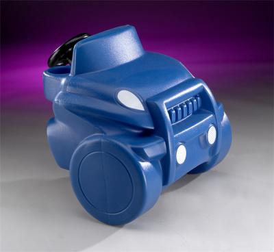 China OEM Plastic Rotational Moulding For Toy Motor Car Assembled Dark Blue Parts for sale