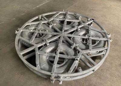 China 24 Inch Life Ring 6061T6 Tool Mounting Fast Mold Plate Design For 3 Meters Rotomolding Machine for sale