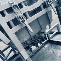 China NPT Fuel Tank Cast Aluminum Rotomolding Mold With 40*40 Steel Tubes Frame for sale