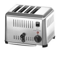 China Stainless Steel 4 Slice Toaster Oven 1.8kw 220V-240V Commercial Electric Toaster for sale