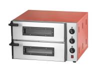 China Stainless Steel 2.4KW Electric Pizza Oven Indoor Commercial 220V-240V With Glass Door for sale