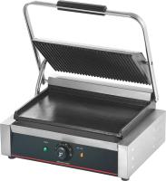 China Stainless Steel Commercial Panini Grill 2.2kW Flat Panini Press Maker Machine for sale