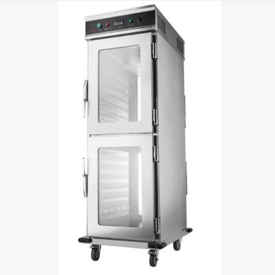 China 15 Layers Food Warming Trolley With Hot Air Circulation Heating And Lockable Wheels for sale