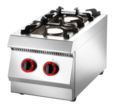 China Stainless Steel Commercial Gas Stove Restaurant Table Top Gas Range Indoor Outdoor Use for sale