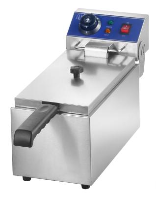 China Commercial Single Tank Electric Fryer 6L-8L Capacity Electric Fryer For Restaurant for sale