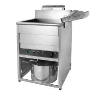 China Steel Commercial Electric Deep Fryer 6-9KW 220V~380V Auto Constant Temperature Control for sale