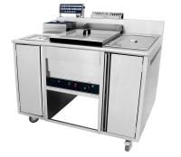 China Custom Commercial Stainless Steel Deep Fryer For Potato Chips Chicken Donut Chips for sale