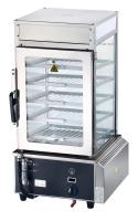 China 5 Layers Commercial Gas Food Steamer Showcase Adjustable Height For Preparation for sale