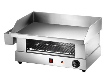 China Commercial Kitchen Countertop Electric Salamander Oven 2.2kw Stainless Steel for sale