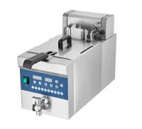 China 8L Commercial Stainless Steel Electric Deep Fryer With Auto Temperature Control 3.2KW for sale