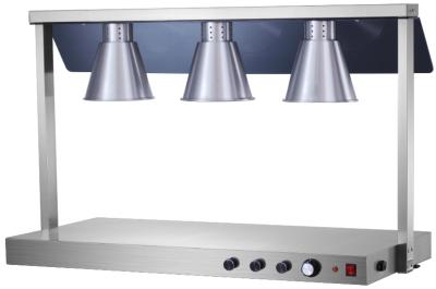 China Electric Food Warmer Light Station Indoor Use Commercial Heat Lamp Food Warmer for sale