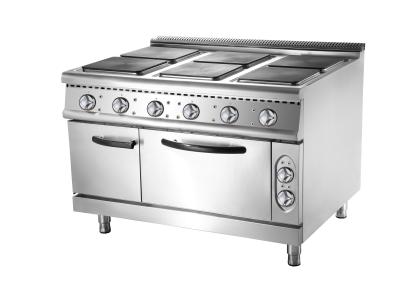 China Steel Freestanding Electric Hot Plate Cooker Adjustable Legs With Oven Or Cabinet for sale