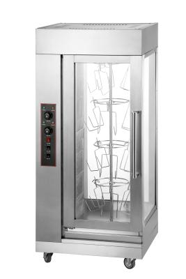 China Electric Or Gas Commercial Rotisserie Oven Vertical Stainless Steel rotisserie machine for sale