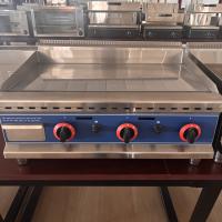 China 12mm Heating Plate Natural Gas Power Stainless Steel Commercial Gas Griddle for Restaurants for sale