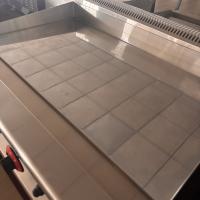 China 12mm Heating Plate Natural Gas Power Stainless Steel Commercial Gas Griddle for Restaurants for sale