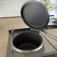 China High Capacity Freestanding Kitchenware Stainless Steel Electric Tilting Boiling Kettle 100L 380V 15KW Designed for Professional Kitchen for sale