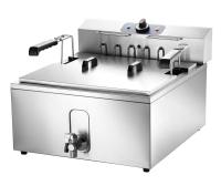 China Single Tank Stainless Steel Deep Fryer Electric Model Engineered for Consistent Frying Performance in Food Service for sale
