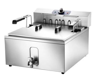 China Single Tank Stainless Steel Deep Fryer Electric Model Engineered for Consistent Frying Performance in Food Service for sale