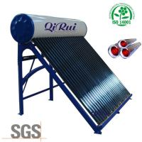 China CE Certified 50L-500L Non-Pressurized Vacuum Tube Solar Water Heater High Efficiency for sale