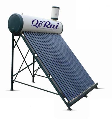 China Compact Non-Pressurized Solar Water Heater 200L Stainless Steel Tank Vacuum Tube for sale