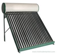 China Open Loop Non Pressure Evacuated Tube Solar Water Heater 200L 300L 500L CE for sale