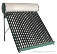 China Open Loop Non Pressure Evacuated Tube Solar Water Heater 200L 300L 500L CE for sale