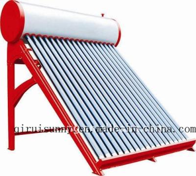 China Non-Pressure Vacuum Tube Solar Water Heater 50-500L CE Certified Thermosiphon for sale