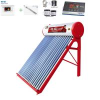 China Stainless Steel Solar Hot Water System 200L 300L 400L Vacuum Tube Solar Geyser with Controller for sale