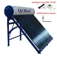 China Stainless Steel Solar Hot Water System 200L 300L 400L Vacuum Tube Solar Geyser with Controller for sale