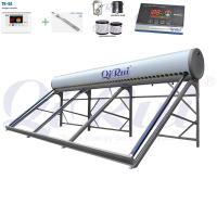 China Stainless Steel Solar Hot Water System 200L 300L 400L Vacuum Tube Solar Geyser with Controller for sale