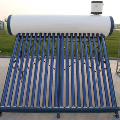 China Compact Non Pressure Solar Hot Water Heater 50L to 500L Vacuum Tube System for sale