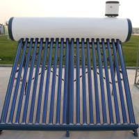 China Compact Non Pressure Solar Hot Water Heater 50L to 500L Vacuum Tube System for sale
