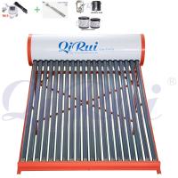 China Non-Pressurized Solar Water Heater 200L Vacuum Tube Hot Water System with Feeding Tank for sale