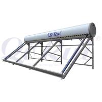 China Non-Pressurized Solar Water Heater 200L Vacuum Tube Hot Water System with Feeding Tank for sale