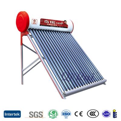 China Non-Pressure Solar Water Heater 200L Vacuum Tube Solar Geyser with Aluminum Bracket for sale