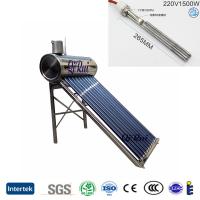 China Compact Non-Pressure Solar Water Heater 200L SUS304 Stainless Steel Tank for sale