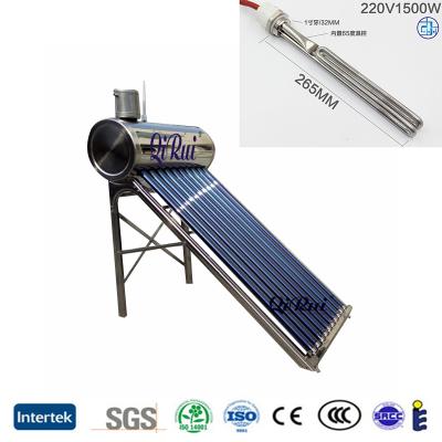 China Compact Non-Pressure Solar Water Heater 200L SUS304 Stainless Steel Tank for sale