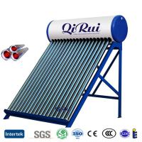 China Non Pressure Solar Water Heater 50L to 500L Vacuum Tube Solar Hot Water System for sale