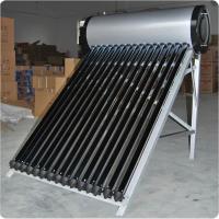 China Compact Non-Pressurized Solar Water Heater 100L 200L Aluminum Frame for sale