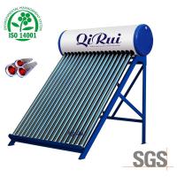 China Compact Non-Pressure Vacuum Tube Solar Water Heater 60L to 500L CE Certified for sale