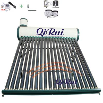 China 80L-200L Non-Pressurized Solar Water Heater with Feeder Tank CE Certified for sale