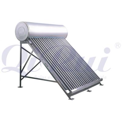 China Compact Non-Pressure Solar Water Heater 100L to 500L Stainless Steel Tank for sale