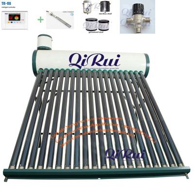 China Non Pressure Solar Water Heater 200L 300L Vacuum Tube Low Pressure Thermosiphon System with CE Solar Keymark for sale