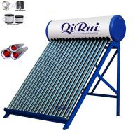 China Galvanized Steel Non-Pressure Solar Water Heater 50-500 Liter CE Certified for sale
