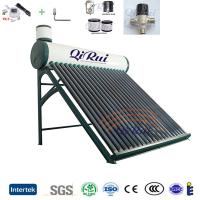 China Galvanized Steel Solar Geyser 100L 200L Vacuum Tube Non-Pressurized Solar Water Heater for sale