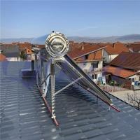 China Compact Non Pressure Solar Water Heater 200L 300L Stainless Steel Tank Rooftop Passive Solar Geyser for sale