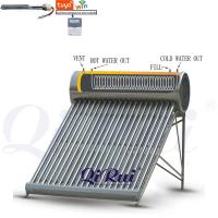 China Pre Heated Compact Pressurized Copper Coil Solar Water Heater 150L 500L CE for sale