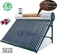 China Pre Heated Pressurized Solar Water Heater 150L 360L Copper Coil Heat Exchanger for sale