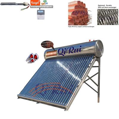 China Pressurized Solar Water Heater 150L 300L Copper Coil High Pressure Hot Water System for sale