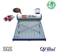 China Pressurized Solar Water Heater 200L 300L Stainless Steel Copper Coil Vacuum Tube Hot Water System for sale